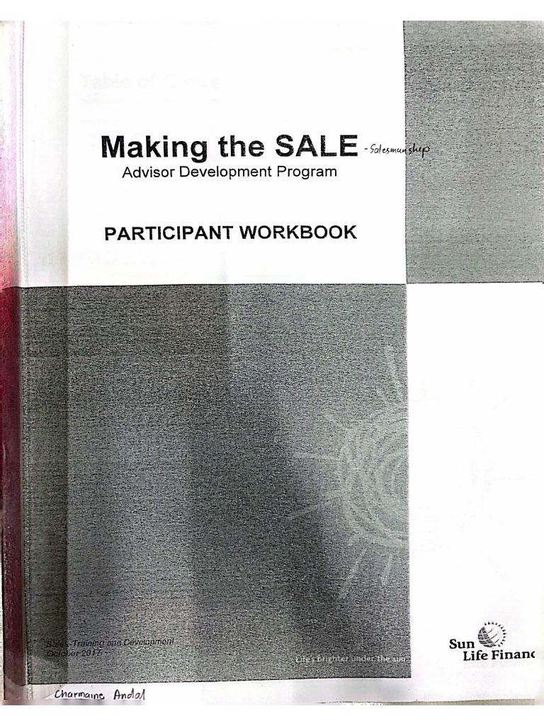 Making The Sale | PDF