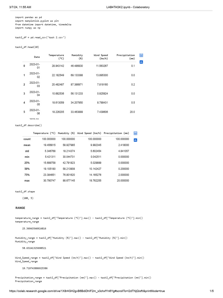 LAB4TASK2.ipynb - Colaboratory | PDF | Earth Sciences | Scientific Phenomena