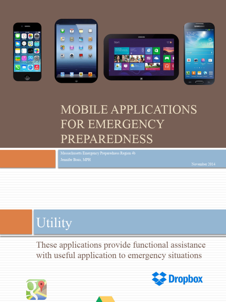 GEO4088 MobileApplicationsforEmergencyPreparedness | Download Free PDF | Mobile App | Android ...