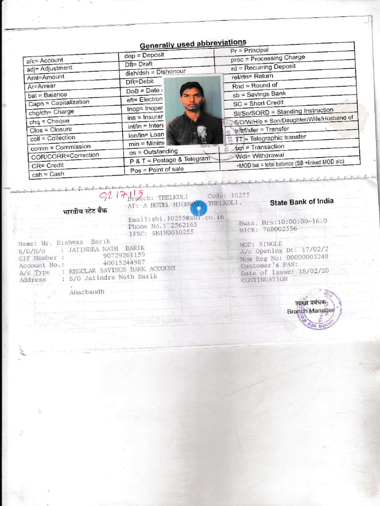 Bank Passbook | Download Free PDF | Banking