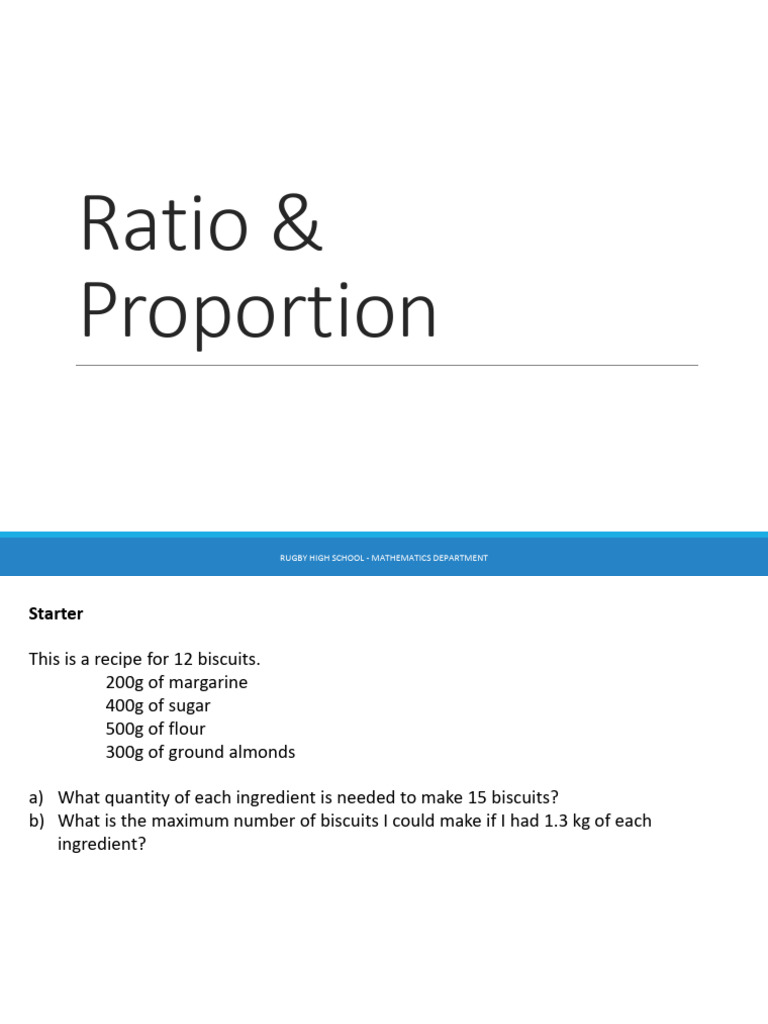 Ratio Proportion PDF 2 | PDF | Ratio