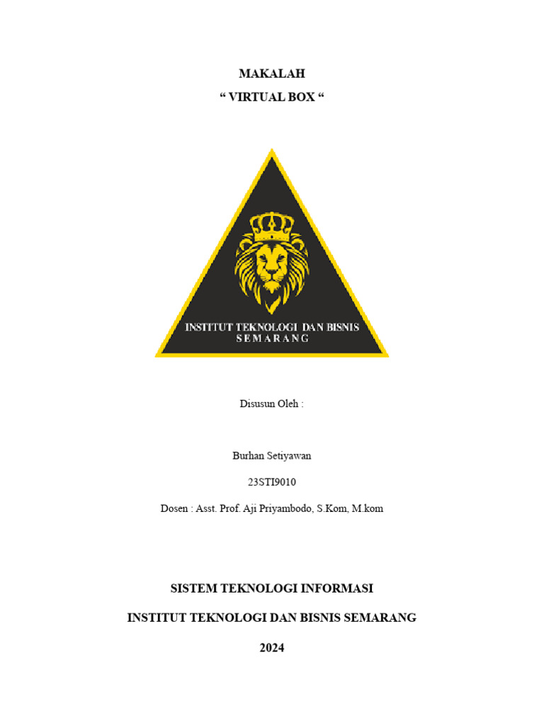 Memahami Virtual Box dan Fungsinya | PDF