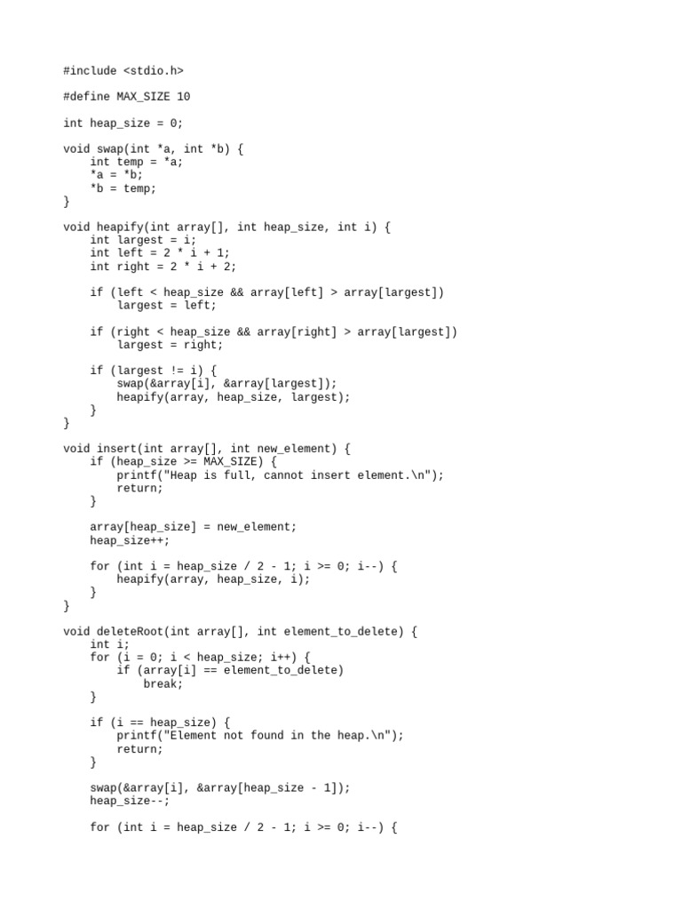 Heap Sort Jisan.c | PDF