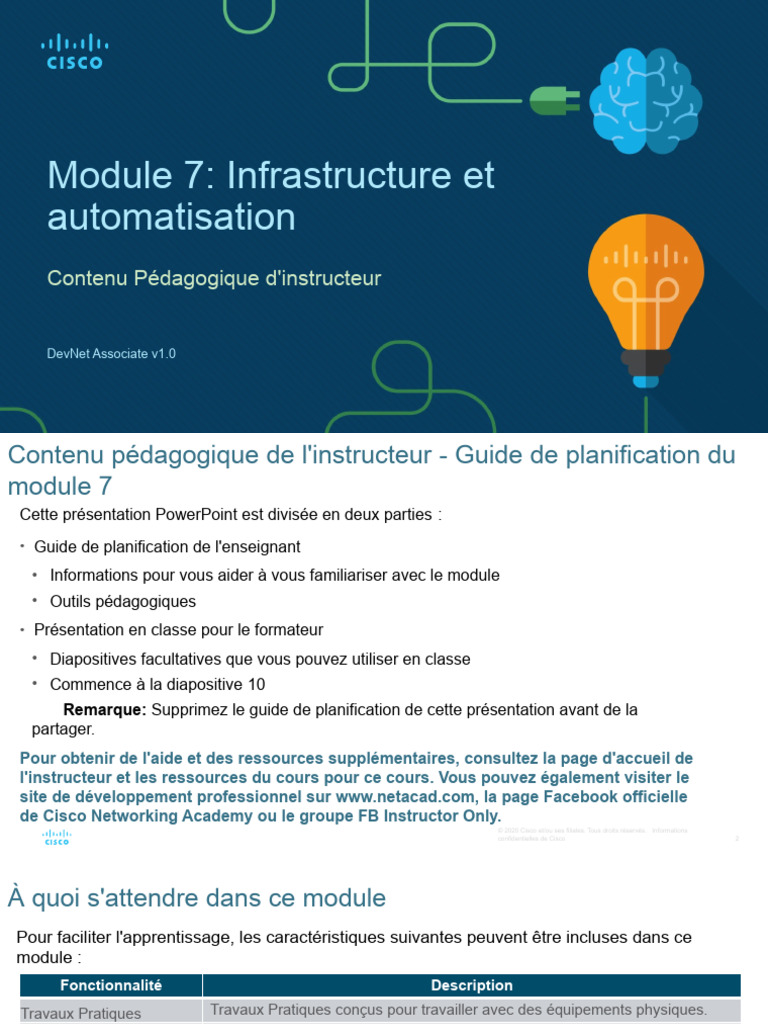 DEVASC_Module_7 - Infrastructure & Automatisation | PDF | Cloud ...