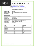 Seven Oceans Emergency Food Ration 500 G Data Sheet: Country Approval ...
