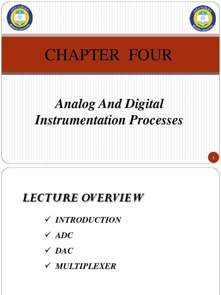 Lecture-4- ADC | PDF | Analog To Digital Converter | Digital Signal