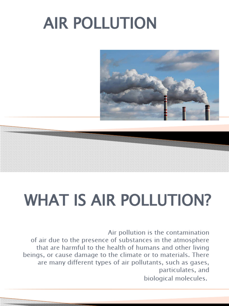 Air Pollution | PDF | Atmosphere Of Earth | Air Pollution
