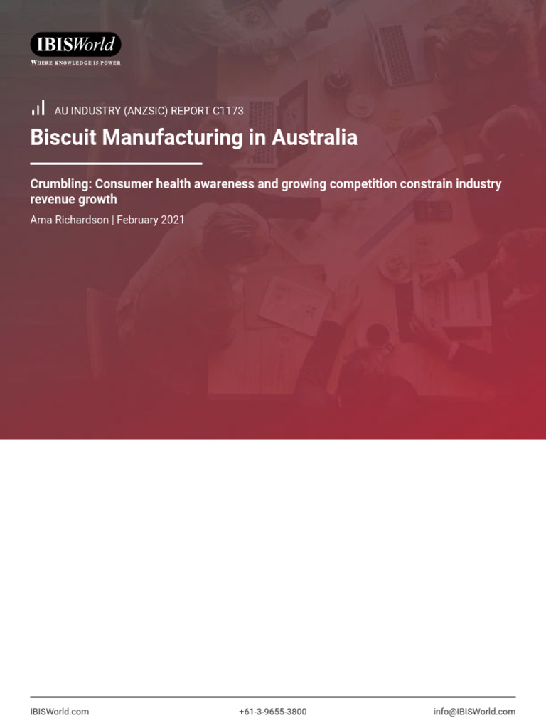 C1173 Biscuit Manufacturing in Australia Industry Report PDF | PDF ...