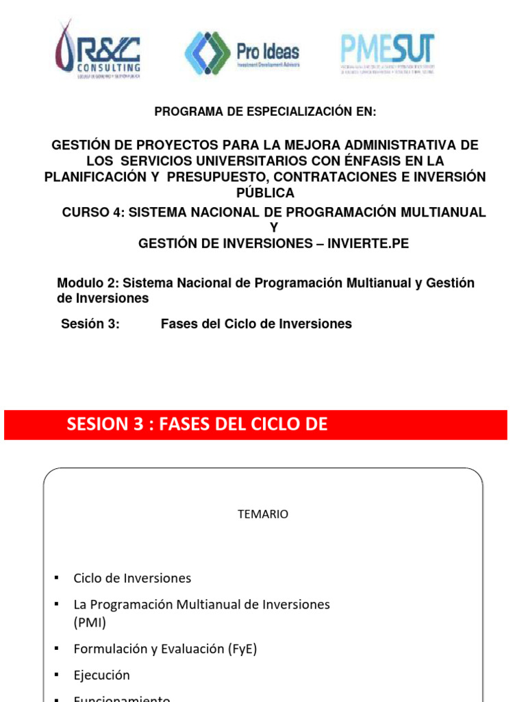 PPT Modulo 2 - Clase 3 y 4 | Descargar gratis PDF | Evaluación | Presupuesto