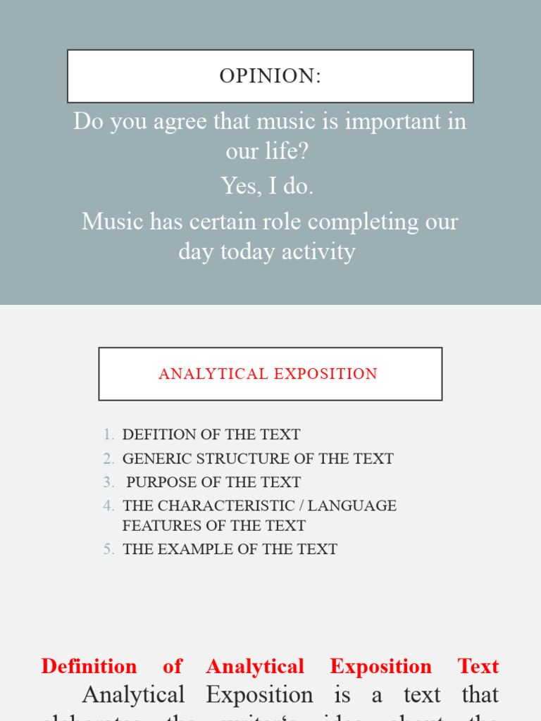 Analytical Exposition Text | PDF | Argument