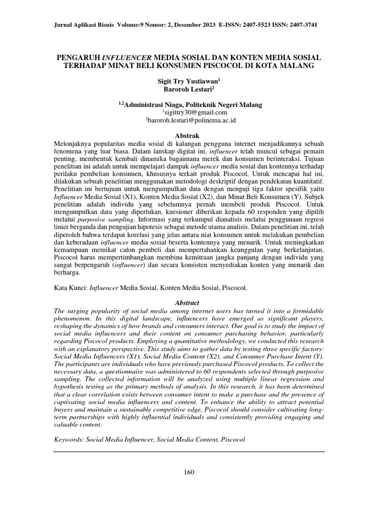 Yustiawan - Jes | PDF | Bisnis | Ilmu Sosial