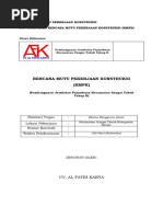 Modul 5 Rencana Mutu Pekerjaan Konstruksi (RMPK) | PDF