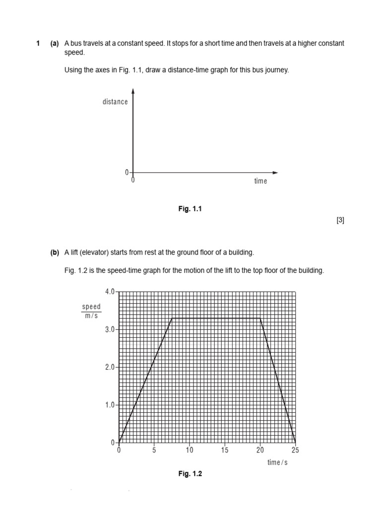 Motion Subjective Questions | PDF | Acceleration | Force