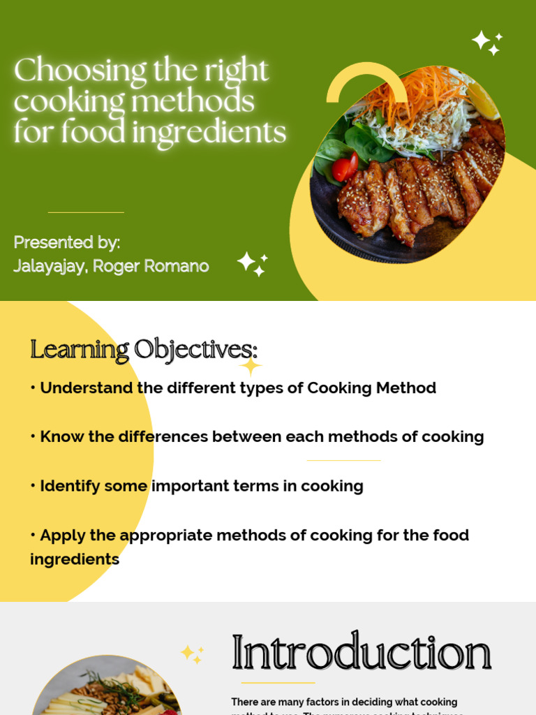 Choosing the right cooking methods for food ingredients_20240502_180333 ...