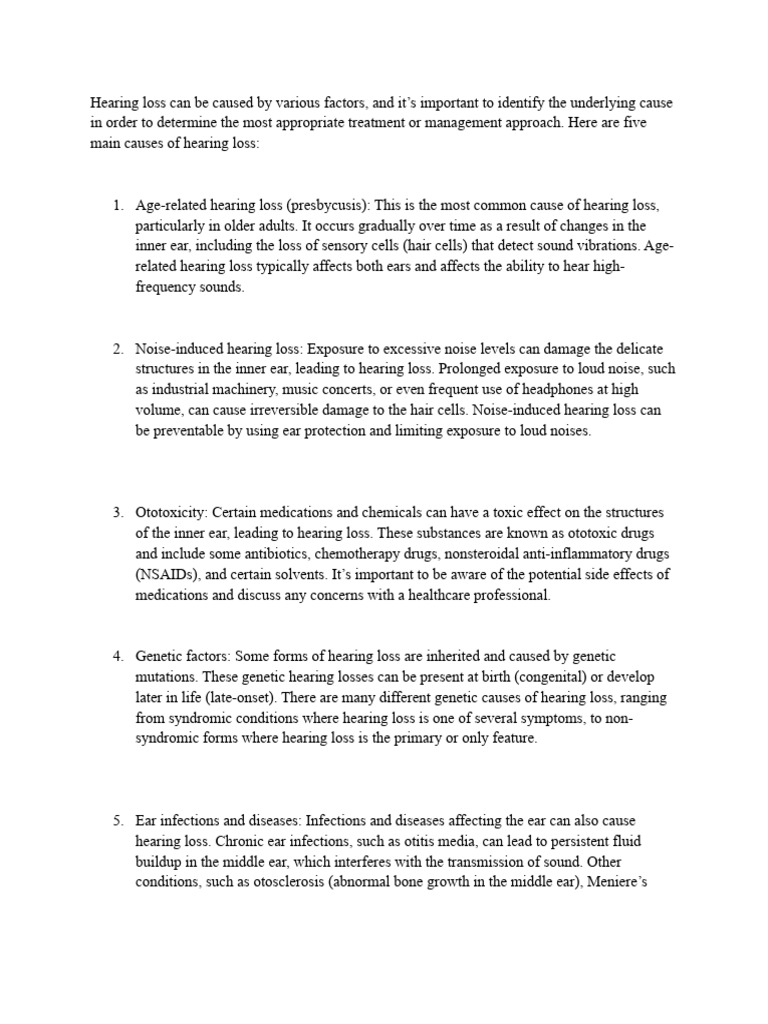 Special Education Notes | PDF | Hearing Loss | Psychotherapy