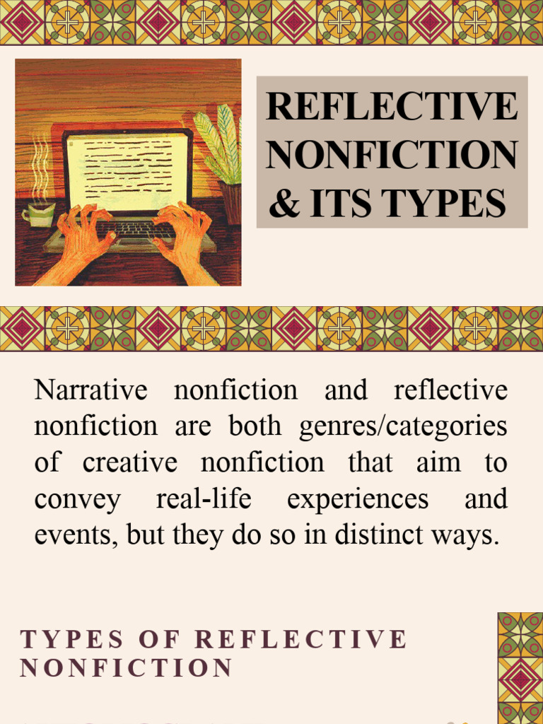 Types of Reflective Nonfiction Explained | PDF | Essays | Non Fiction