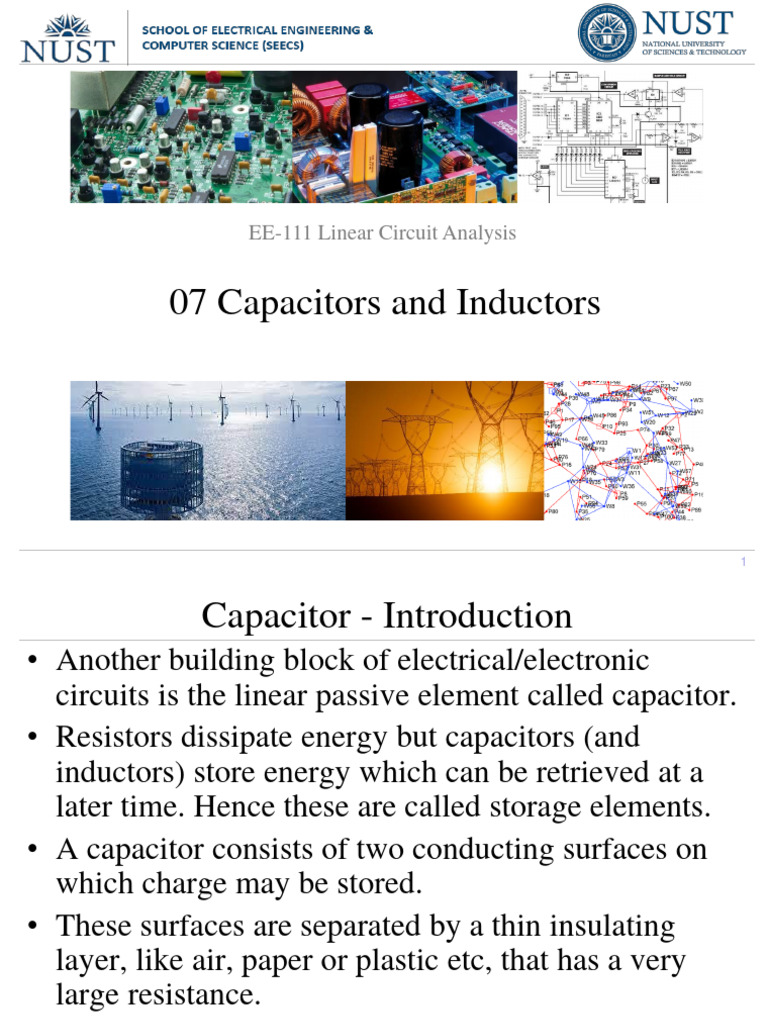 07 Capacitors and Inductors | PDF | Capacitor | Inductor