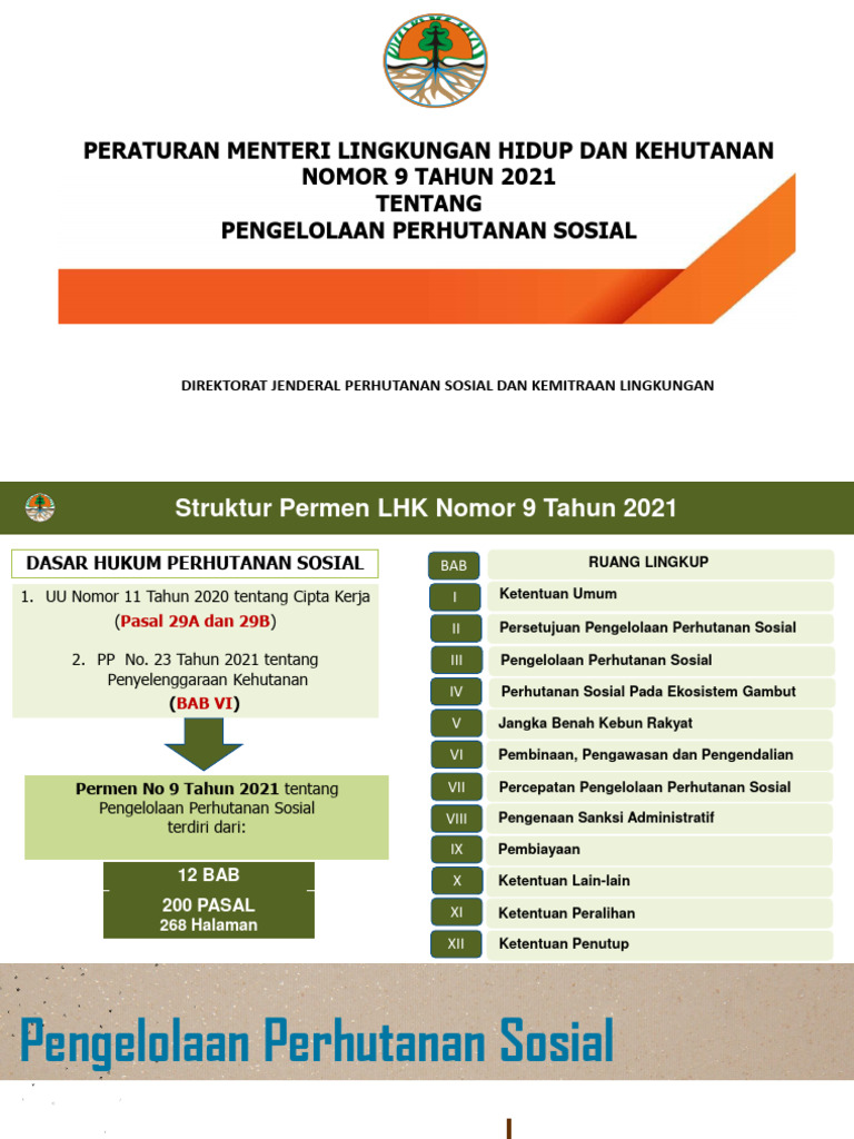 PermenLHK No 9 Tahun 2021 | PDF
