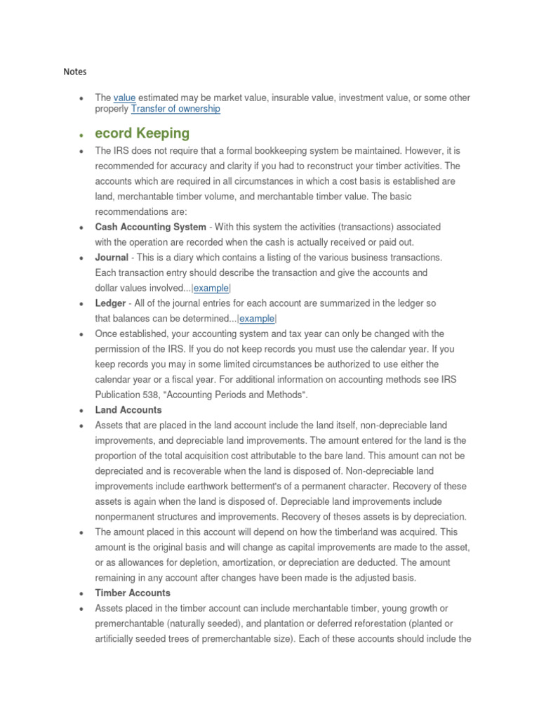 Notes (245445) | PDF | Depreciation | Financial Economics