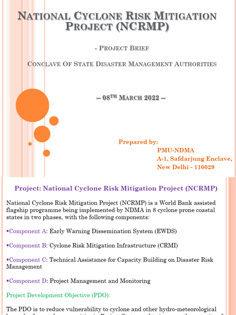 2024 NCRMP NDMA Cyclones | PDF | Emergency Management | Natural Events