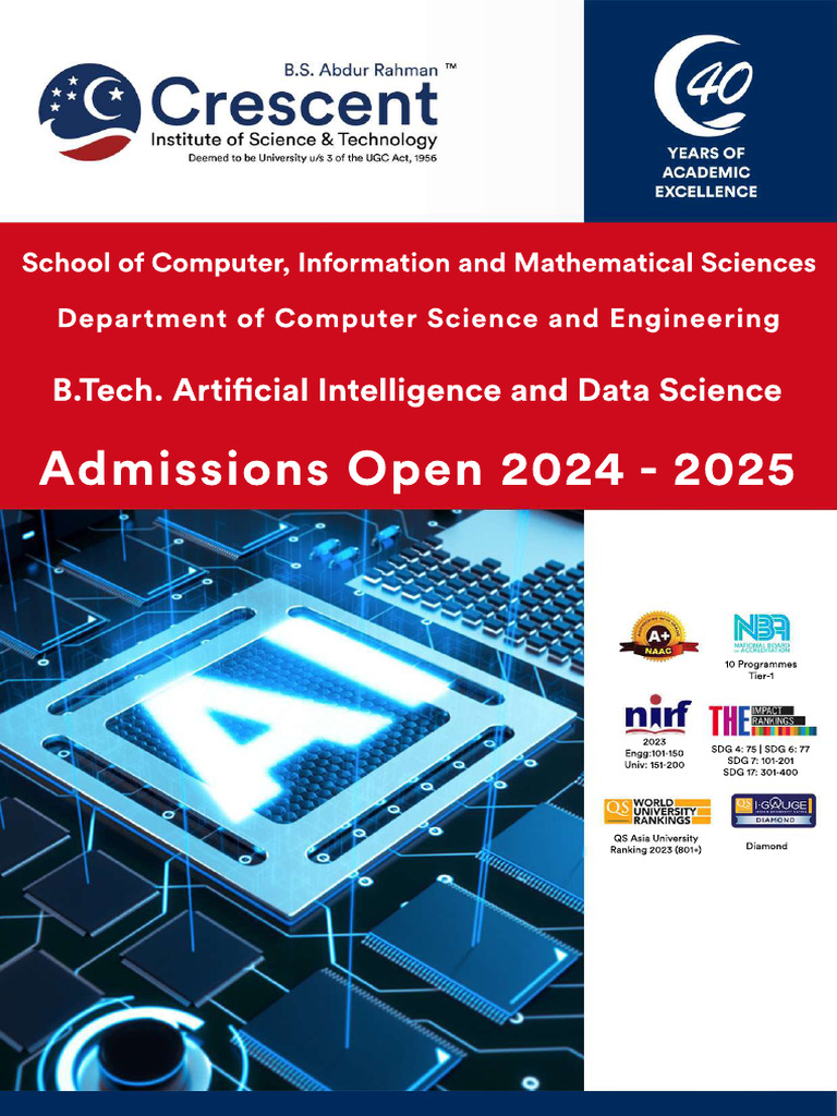 B.Tech AI DS Brochure 2024 - Compressed | PDF