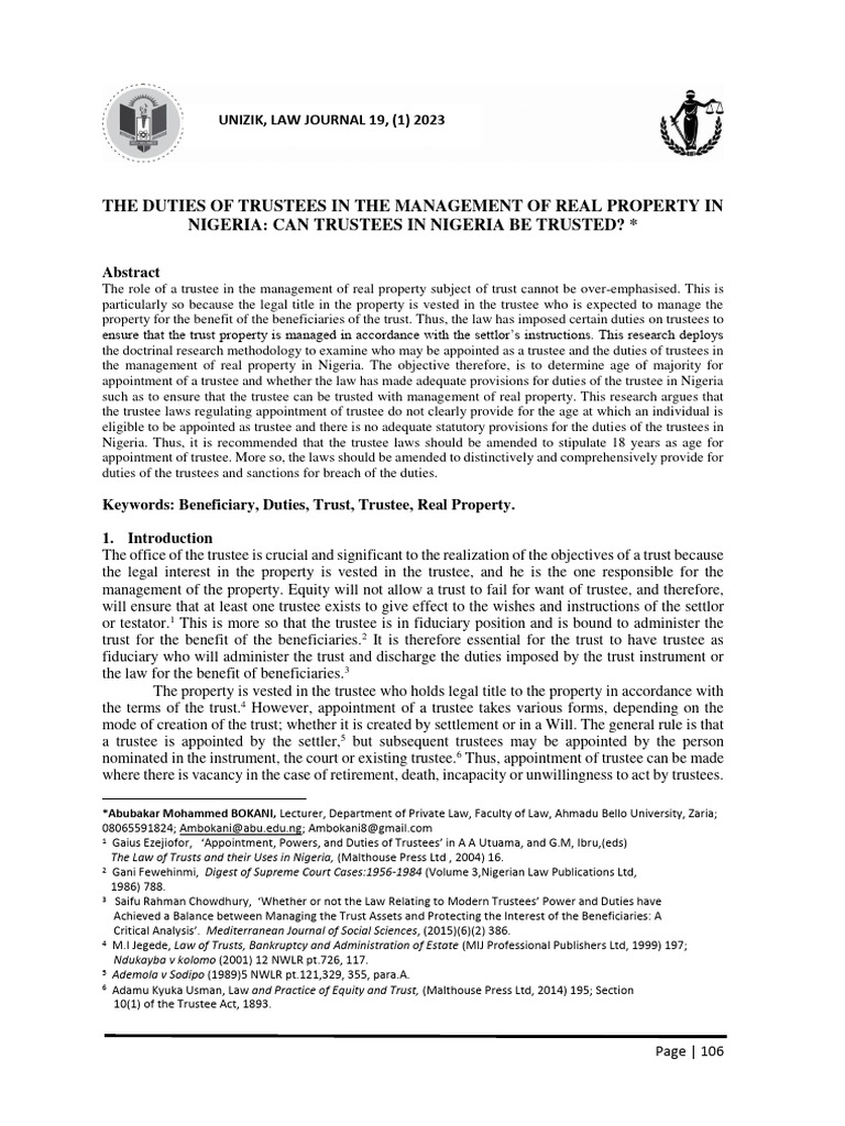 Duties of Trustees | PDF | Trustee | Fiduciary