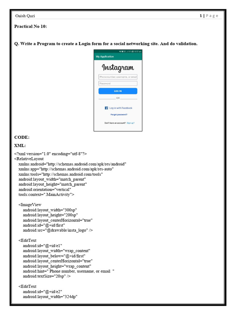 MAD Exp 10 | PDF | Android (Operating System) | Operating System Families