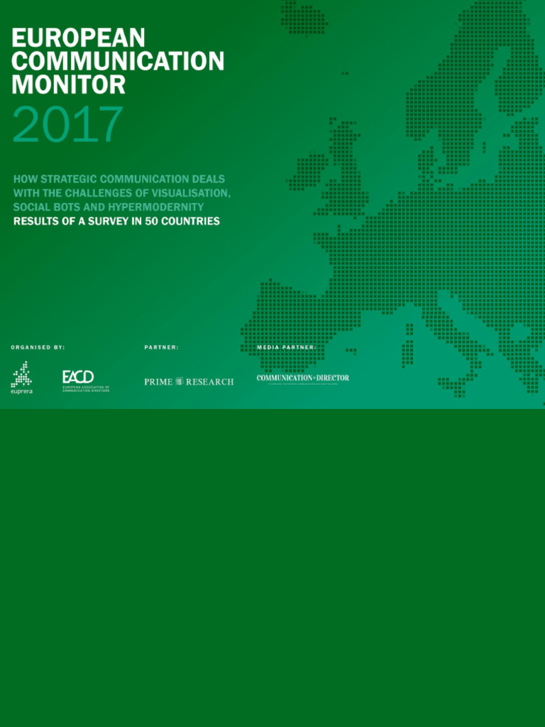 European Communication Monitor 2017 | PDF | European Union | Communication