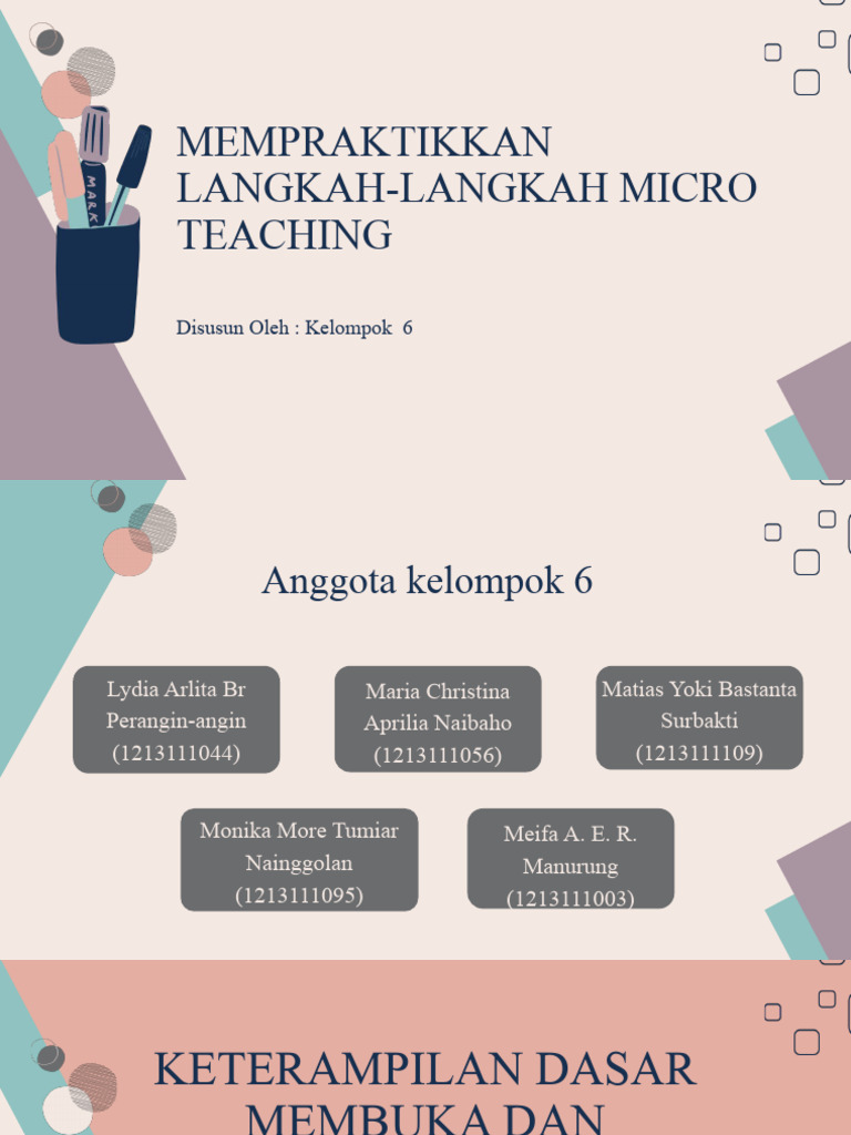 Langkah-Langkah Micro Teaching Efektif | PDF