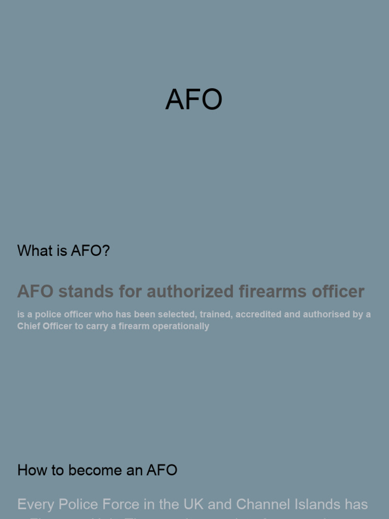 Afo | PDF