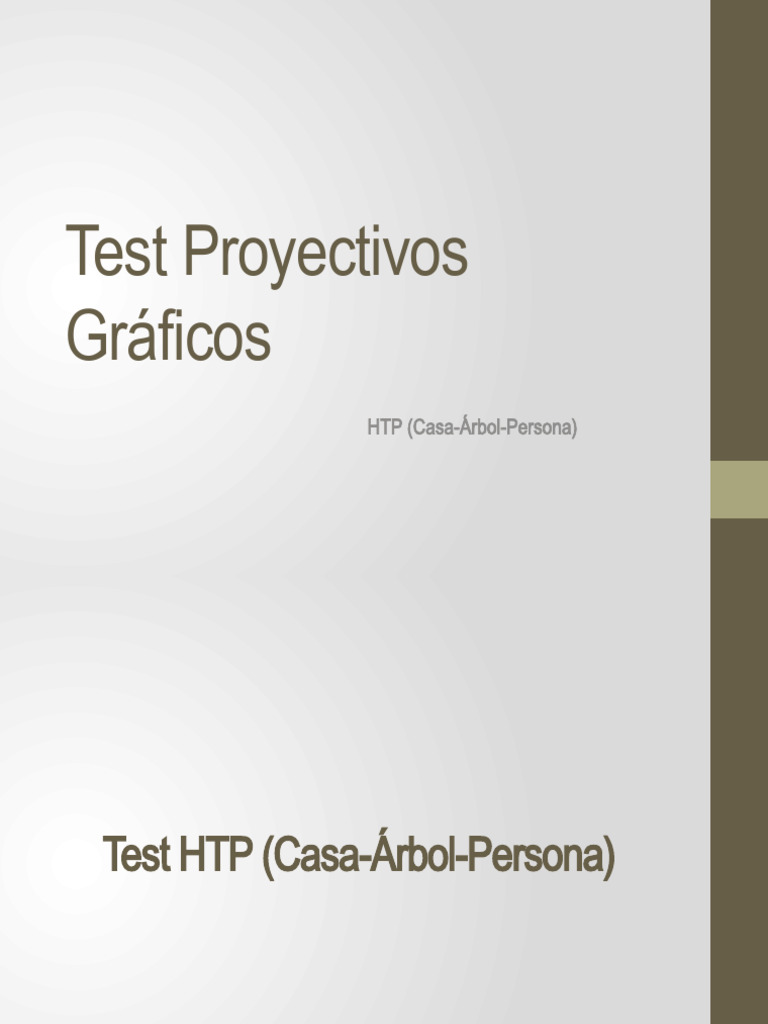Test Proyectivos HTP: Análisis Gráfico | PDF | Agresión | Perspectiva ...