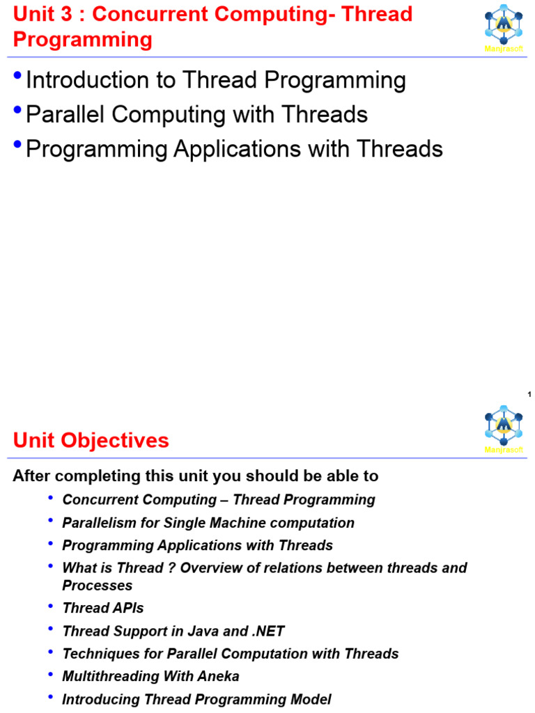 Unit 3 | Download Free PDF | Thread (Computing) | Multi Core Processor