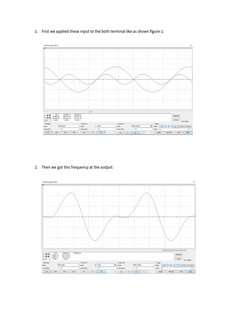 First We Applied These Input To The Both Terminal Like As Shown Figure 1 | PDF