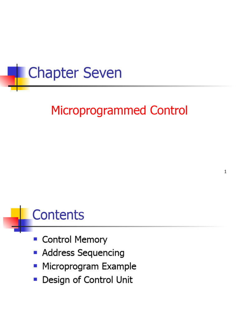 Microprogrammed Control | Download Free PDF | Computer Engineering ...