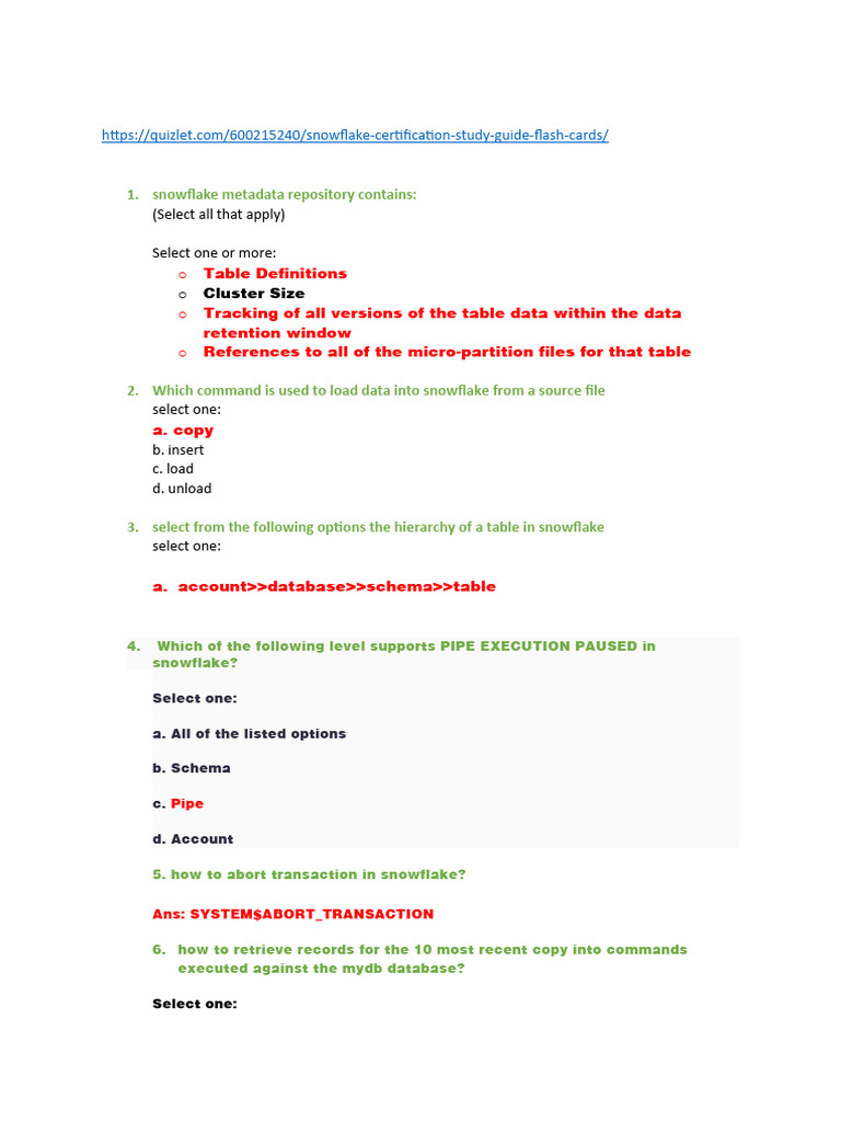 Snowflake | PDF | Json | Databases