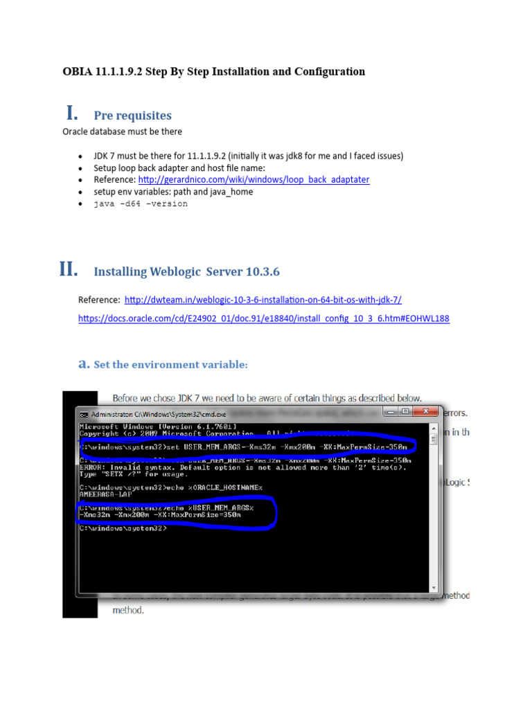 Obiee And Obia 11g Pdf Installation Computer Programs Java Programming Language 