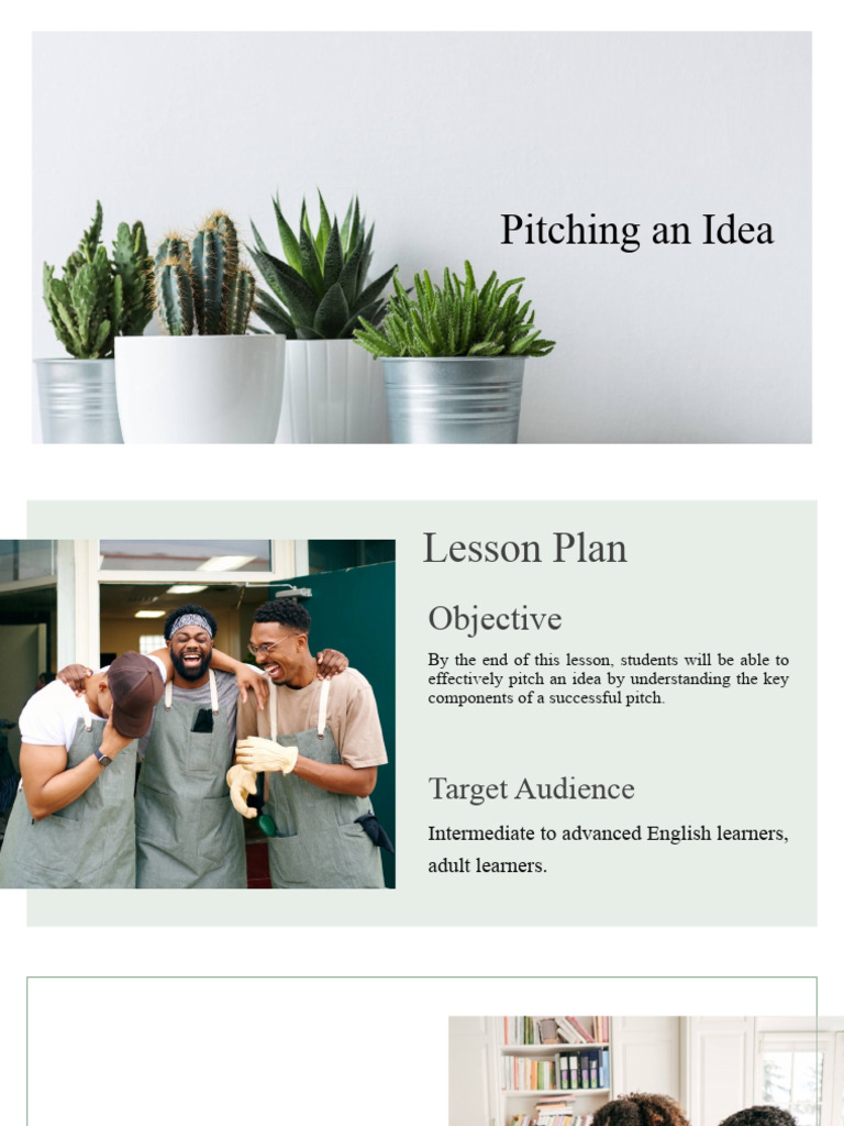 Pitching an Idea | PDF