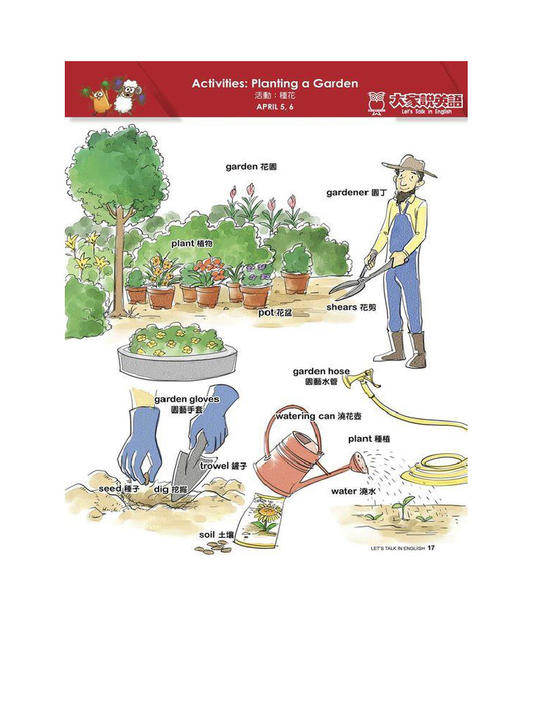 Gardening Vocabulary | PDF