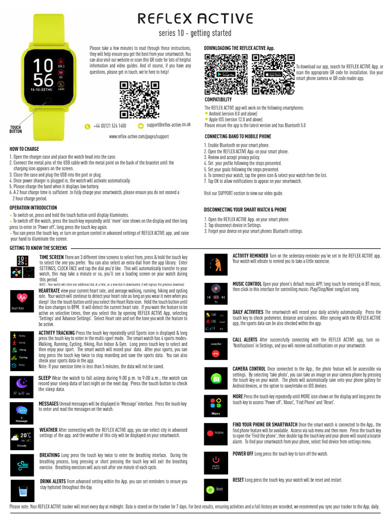 Smartwatch User Guide & Features | PDF | Smartwatch | Smartphone