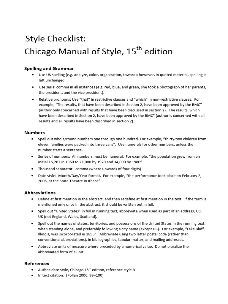 Chicago Manual of Style, 15th Edition | PDF | Grammar | Linguistics