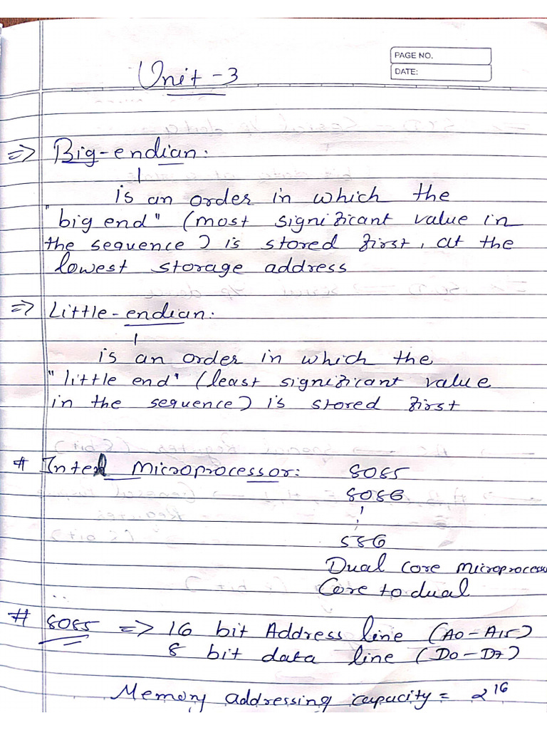 COD Unit 3,4 HANDWRITTEN | PDF