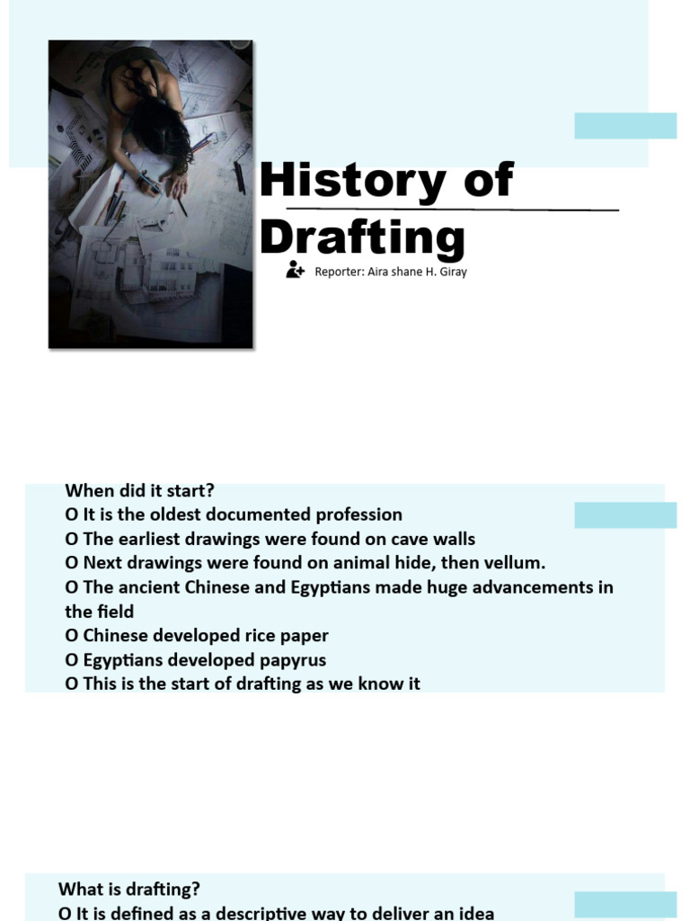 Evolution of Drafting Tools and Techniques | PDF