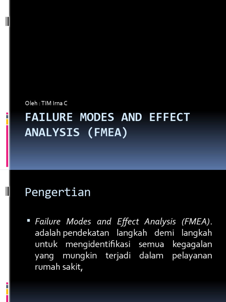 Failure Modes and Effect Analysis (FMEA) Qim 2023 | PDF