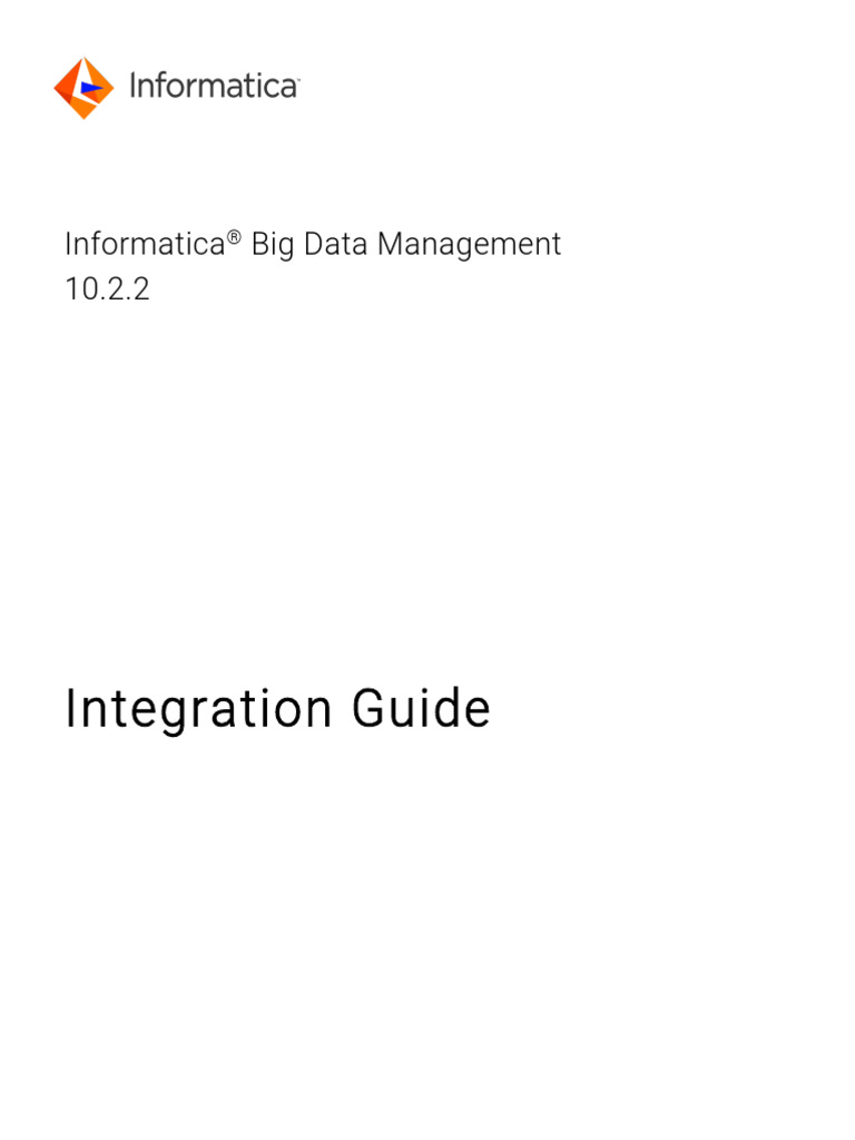 In 1022 IntegrationGuide en | PDF | Apache Hadoop | Metadata
