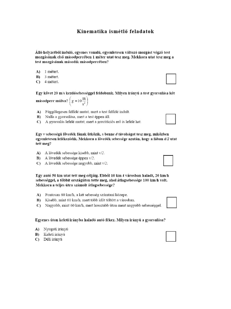 Kinematika Ism | PDF