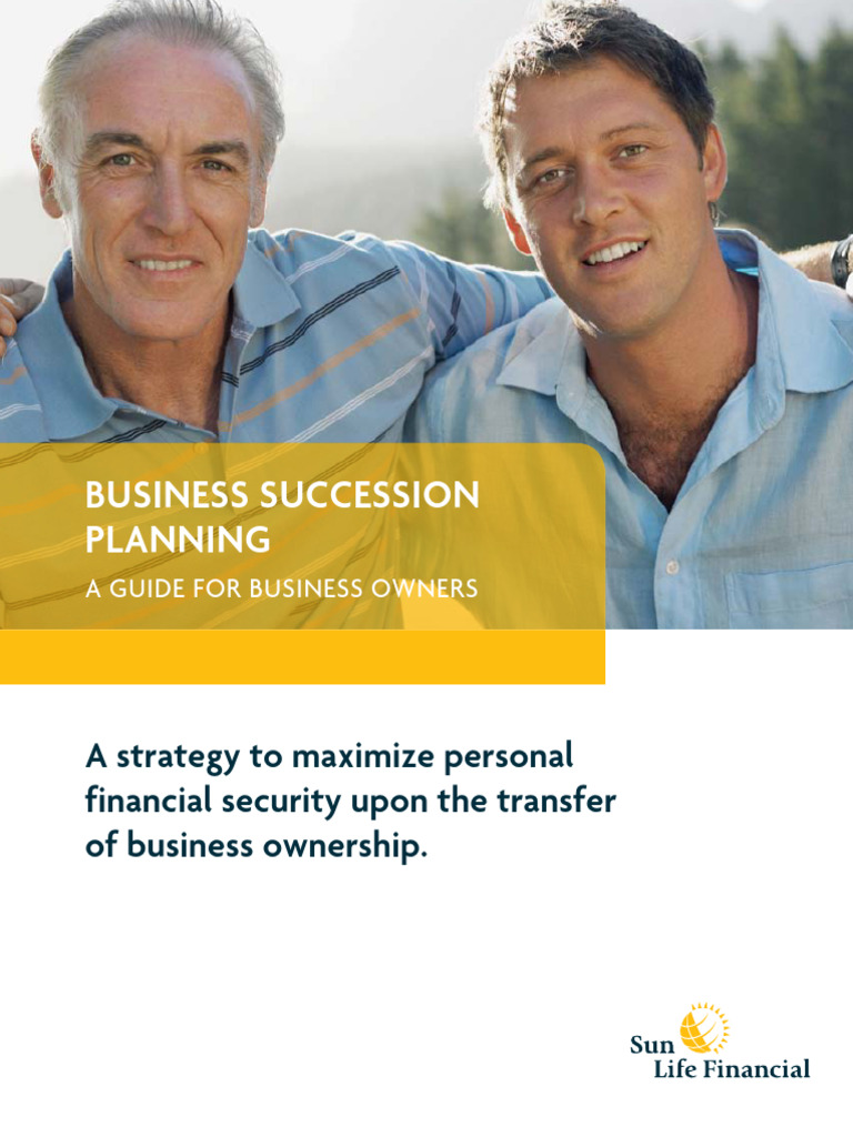 Business Succession Planning Pdf Dividend Retirement