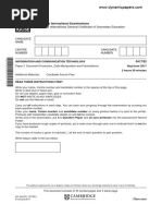 IGCSE ICT Paper 2 Instructions 2024 | PDF | Typefaces | Computing