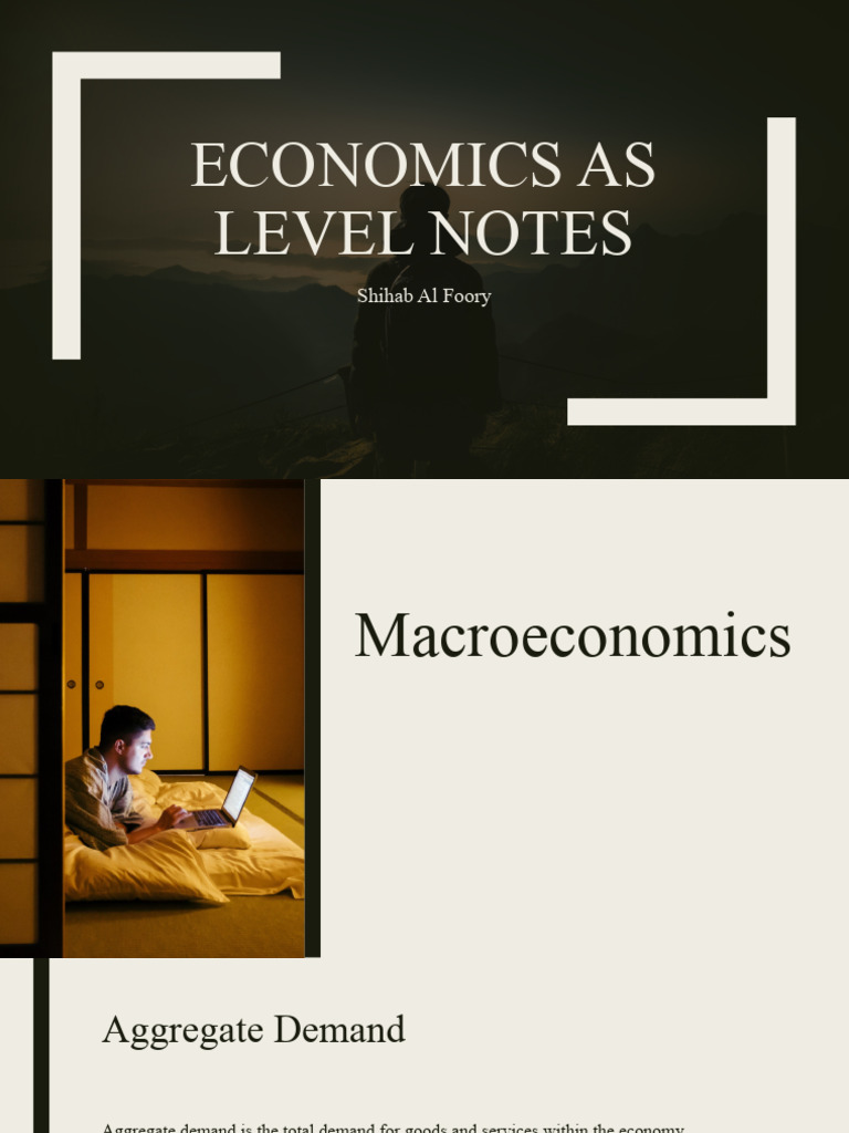 Economics AS Level Notes 9708 | PDF | Cost Of Living | Balance Of Payments