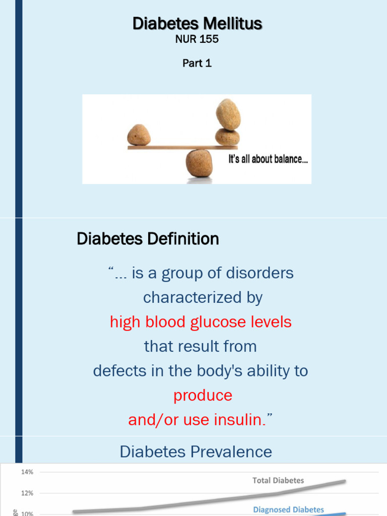 Diabetes Mellitus Part 1 Student Pdf Diabetes Hyperglycemia