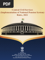 Ccs Nps Rules 2021 | PDF | Pension | Justice